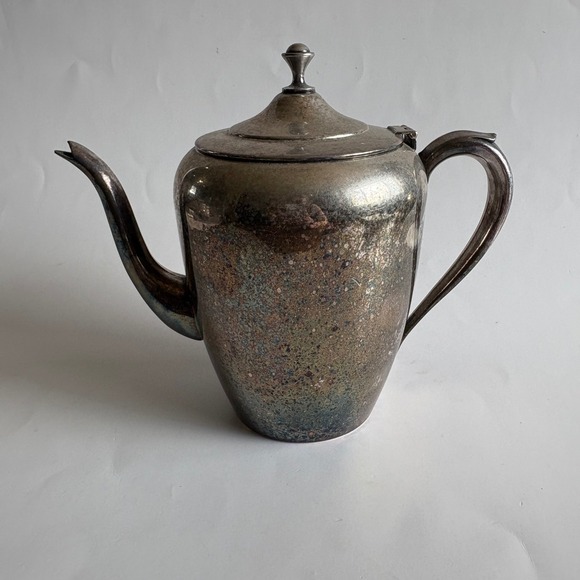 Modern Silver | Kitchen | Modern Silver Vintage Silver On Copper Teapot ...